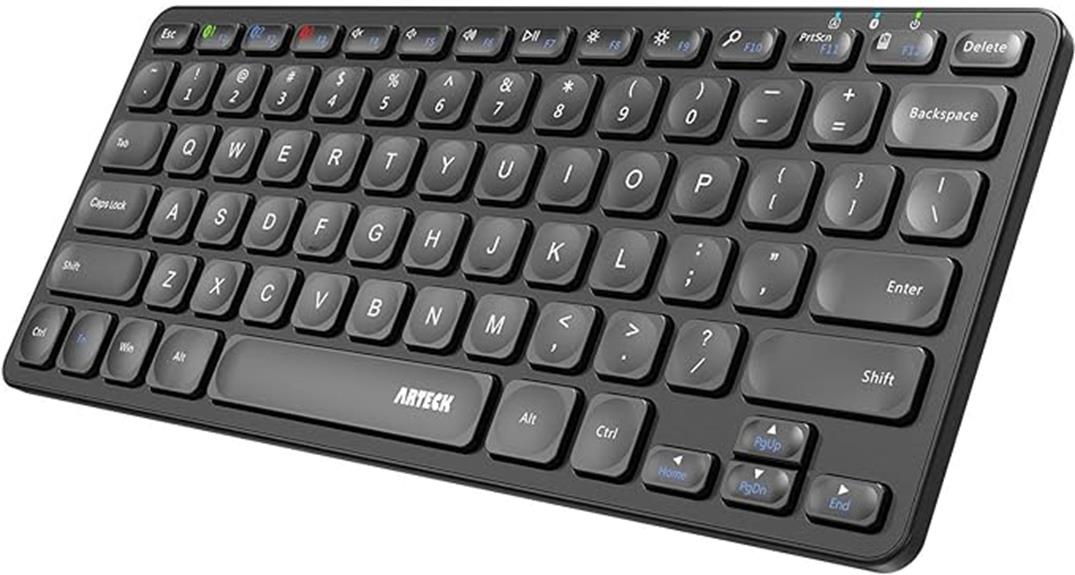 Arteck Keyboard Review Portable Multi Device Bluetooth Typing Mini