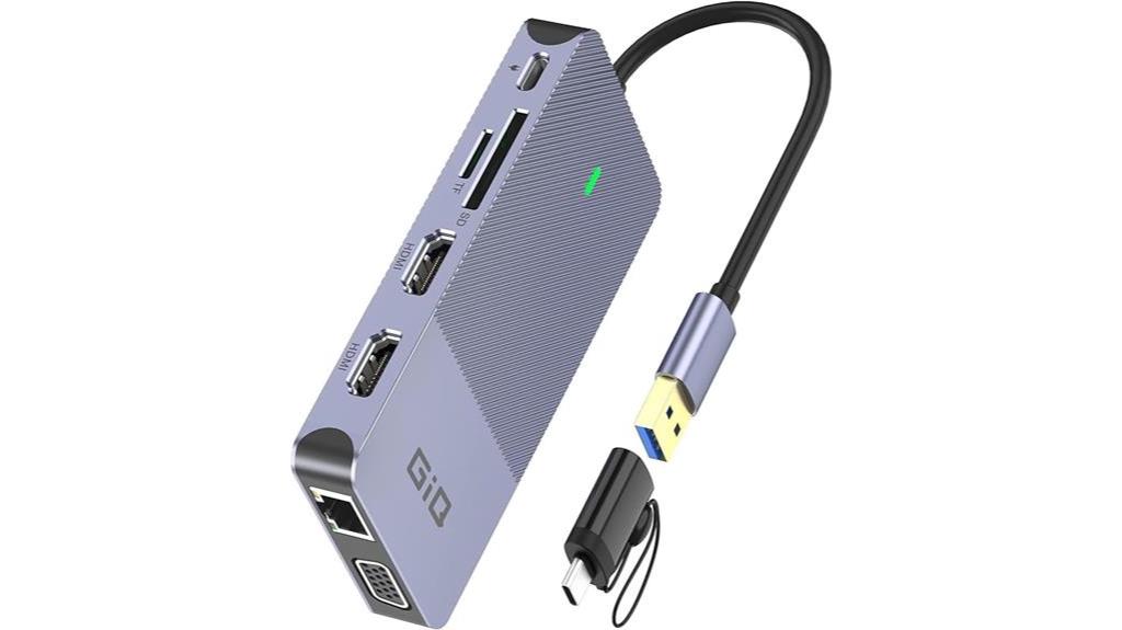 GIQ USB C HUB Review: Versatile Docking Solution - Mini PC Reviewer GIQ USB C HUB Review: Versatile Docking Solution - Mini PC Reviewer